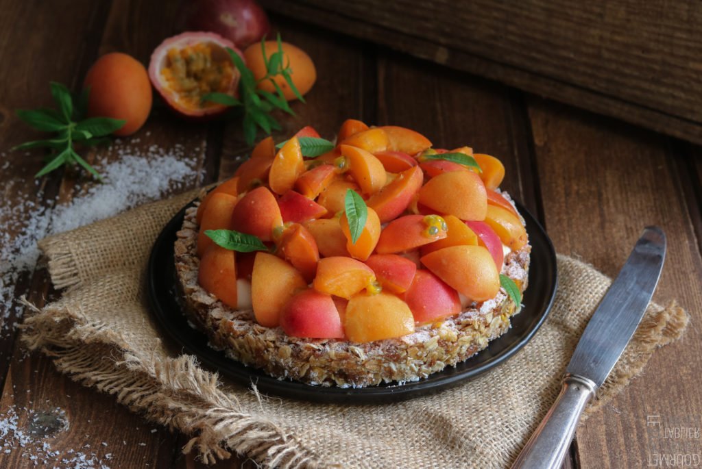 La tarte granola abricot passion de Maxence Barbot | Le Tablier Gourmet